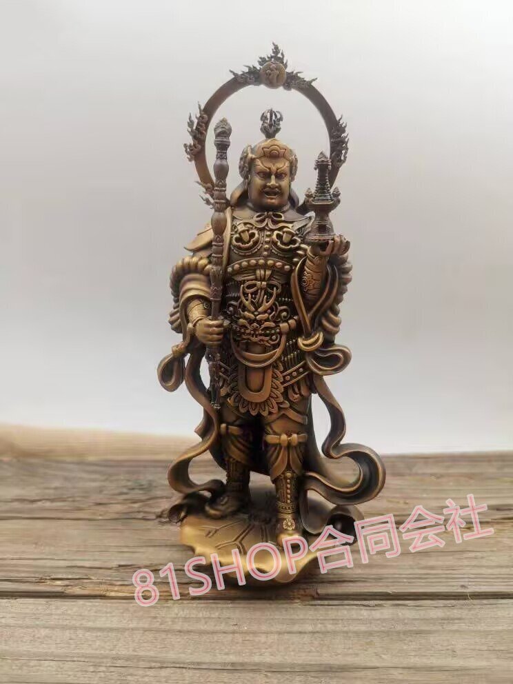 Yahoo!オークション - 「81SHOP」仏像 開運招福七福神・毘沙門天 真鍮 ...