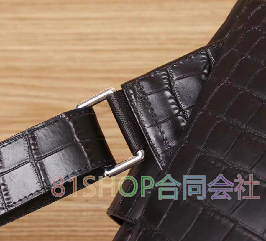 Yahoo!オークション - 「81SHOP」新品クロコダイル バックパック 本革 ...