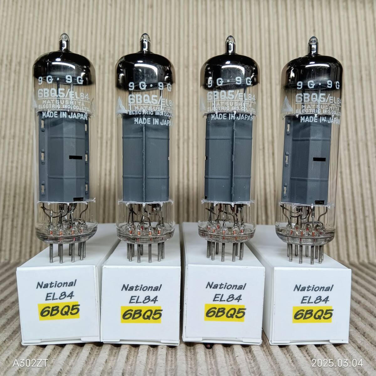 Yahoo!オークション - 6BQ5/EL84 松下電器 未使用 同一ロット 4本 F 3...