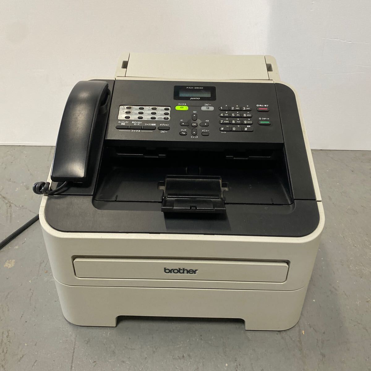 Yahoo!オークション - brother ブラザー JUSTIO FAX-2840 FAX複合機 A4...