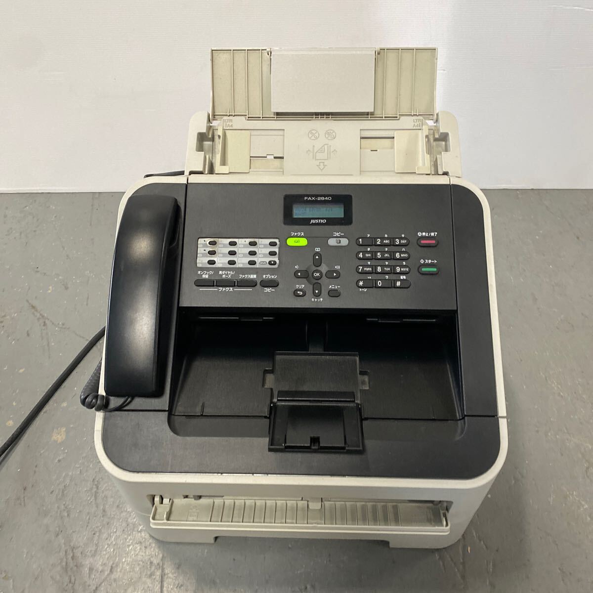 Yahoo!オークション - brother ブラザー JUSTIO FAX-2840 FAX複合機 A4...