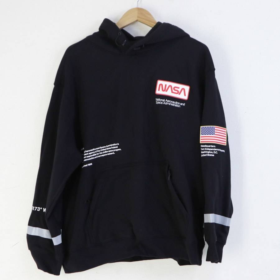 Yahoo!オークション - 新品 H&M NASAコラボ フード付きスウェットパー...