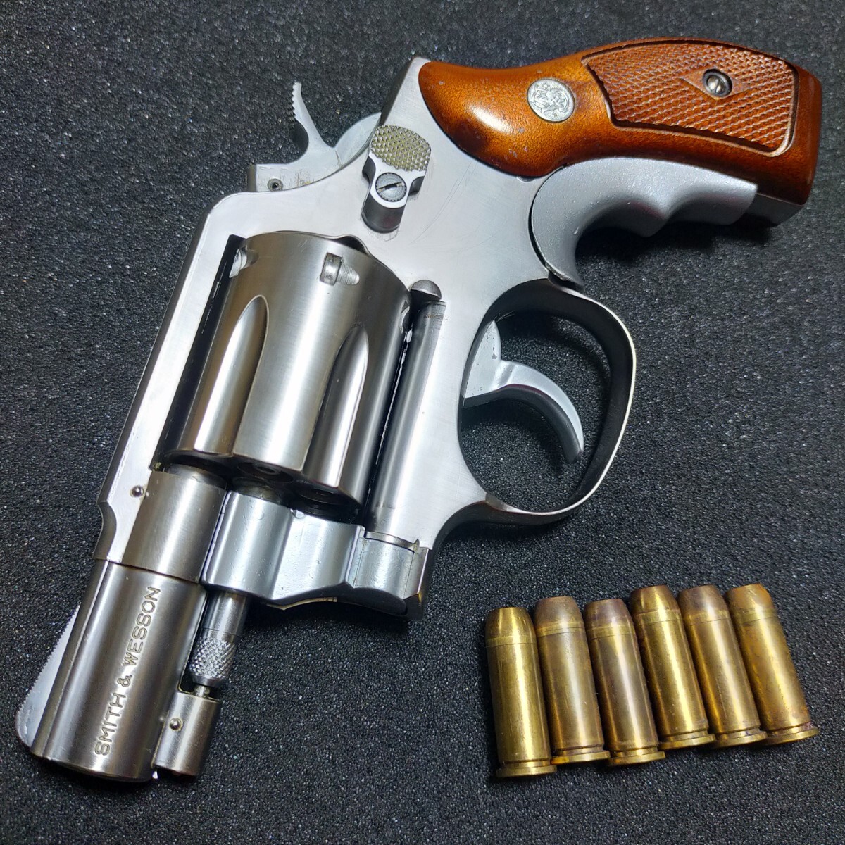 Yahoo!オークション - コクサイ S&W M64 2インチ ABSメッキ品 発火済み...