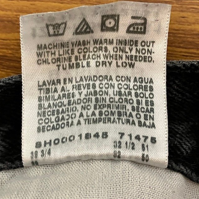 Yahoo!オークション - H164 wranger w38 アメリカ古着 コットン ジーン...