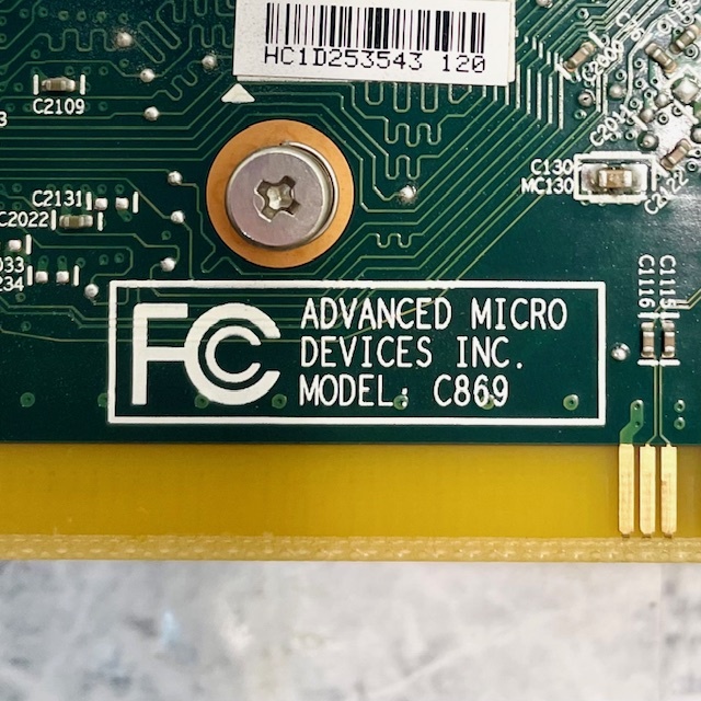 Yahoo!オークション - 4180//AMD RADEON C869 グラフィックボード 動作...