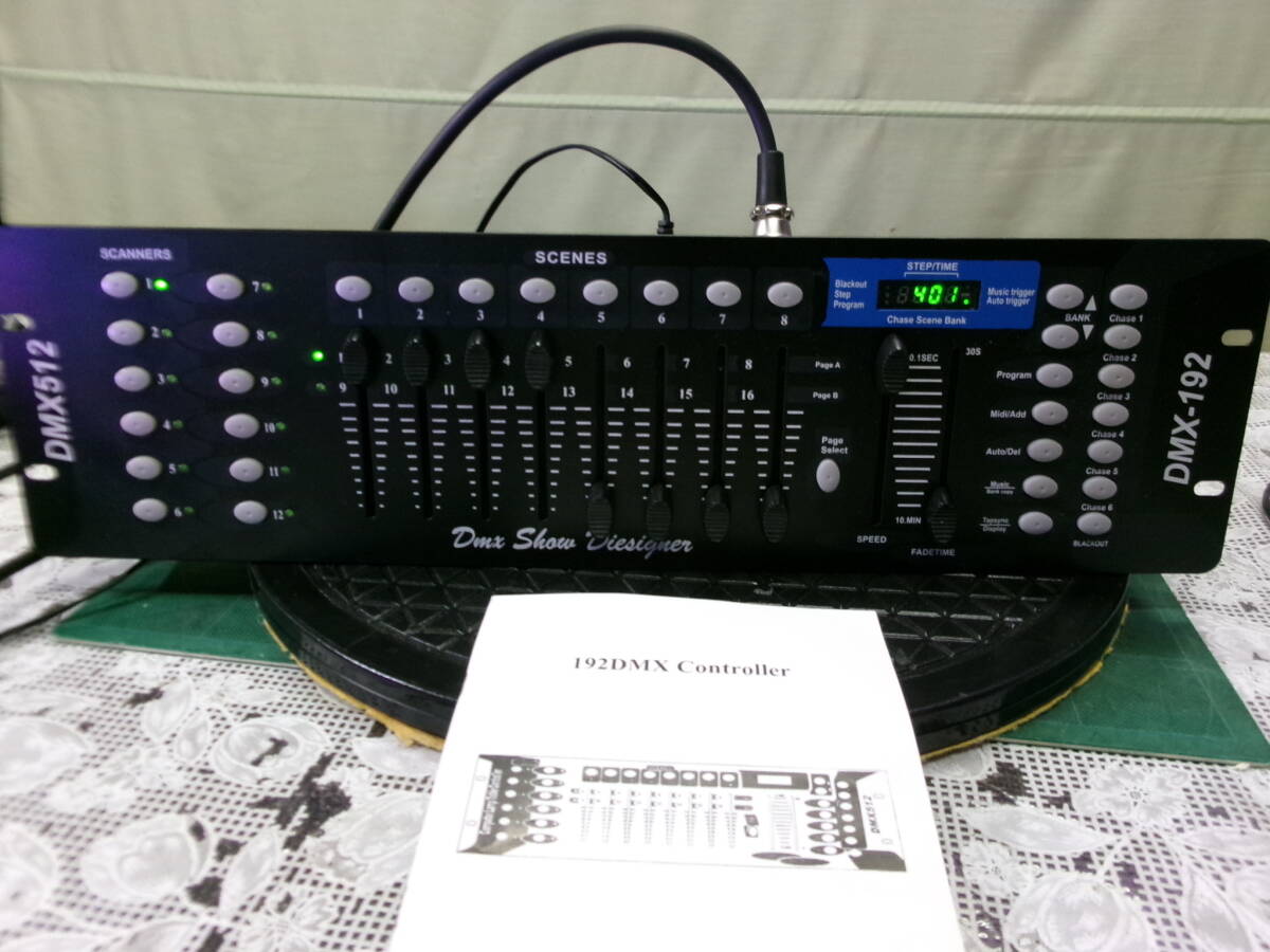Yahoo!オークション - DMX-09 DMX512 DMX-192 DMX Show Diesigner コ...
