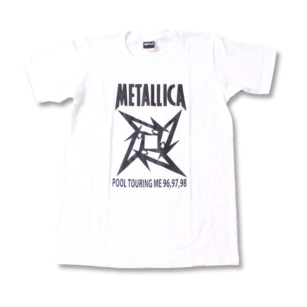 Yahoo!オークション - ag4 新品 白 Mサイズ メタリカ METALLICA 半袖T...