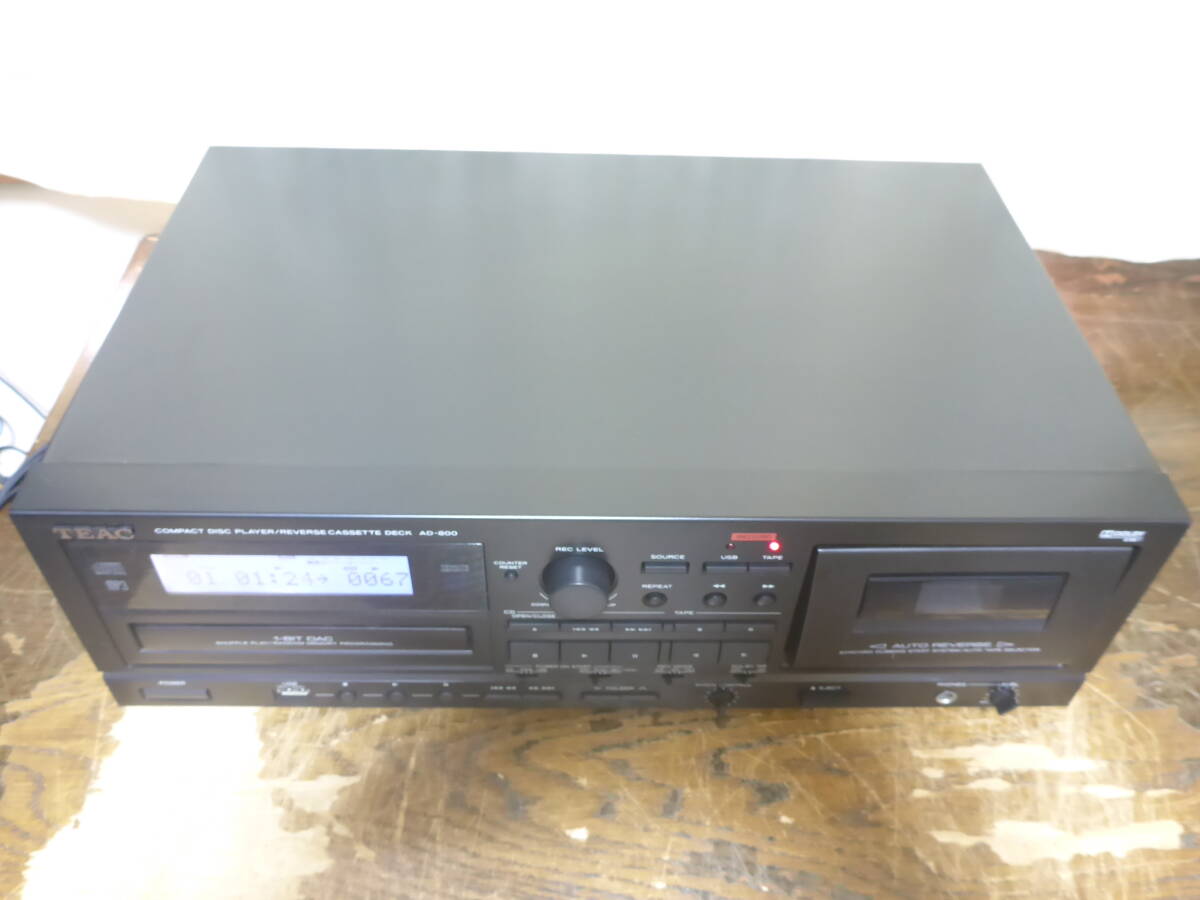Yahoo!オークション - TEAC AD-800 CDプレーヤー カセットレコーダー ...