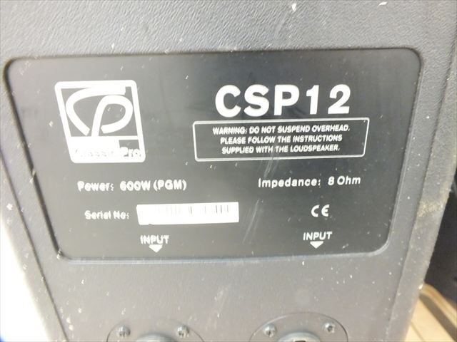 Yahoo!オークション - CLASSIC PRO クラシックプロ CSP12 スピーカー ...