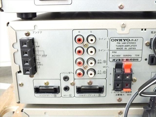 Yahoo!オークション - ONKYO オンキョー C-A7 EQ-A5 R-A7 MD-A7 PS-A5...