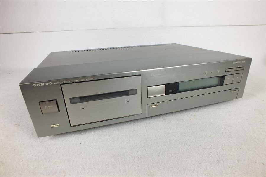 Yahoo!オークション - ONKYO オンキョー K-200R カセットデッキ 現状...