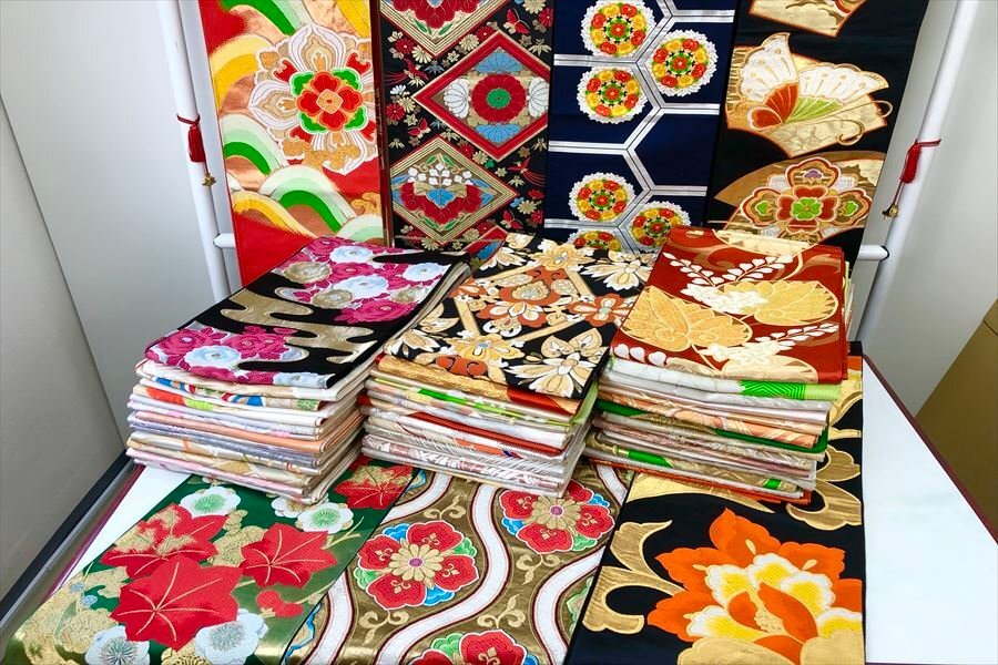 Yahoo!オークション - 中古着物 帯 まとめ売り50点 振袖用 留袖用 訪...