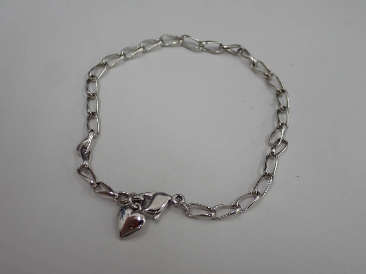 Yahoo!オークション - 6182 ete エテ SV 925 ブレスレット ハート 総重...