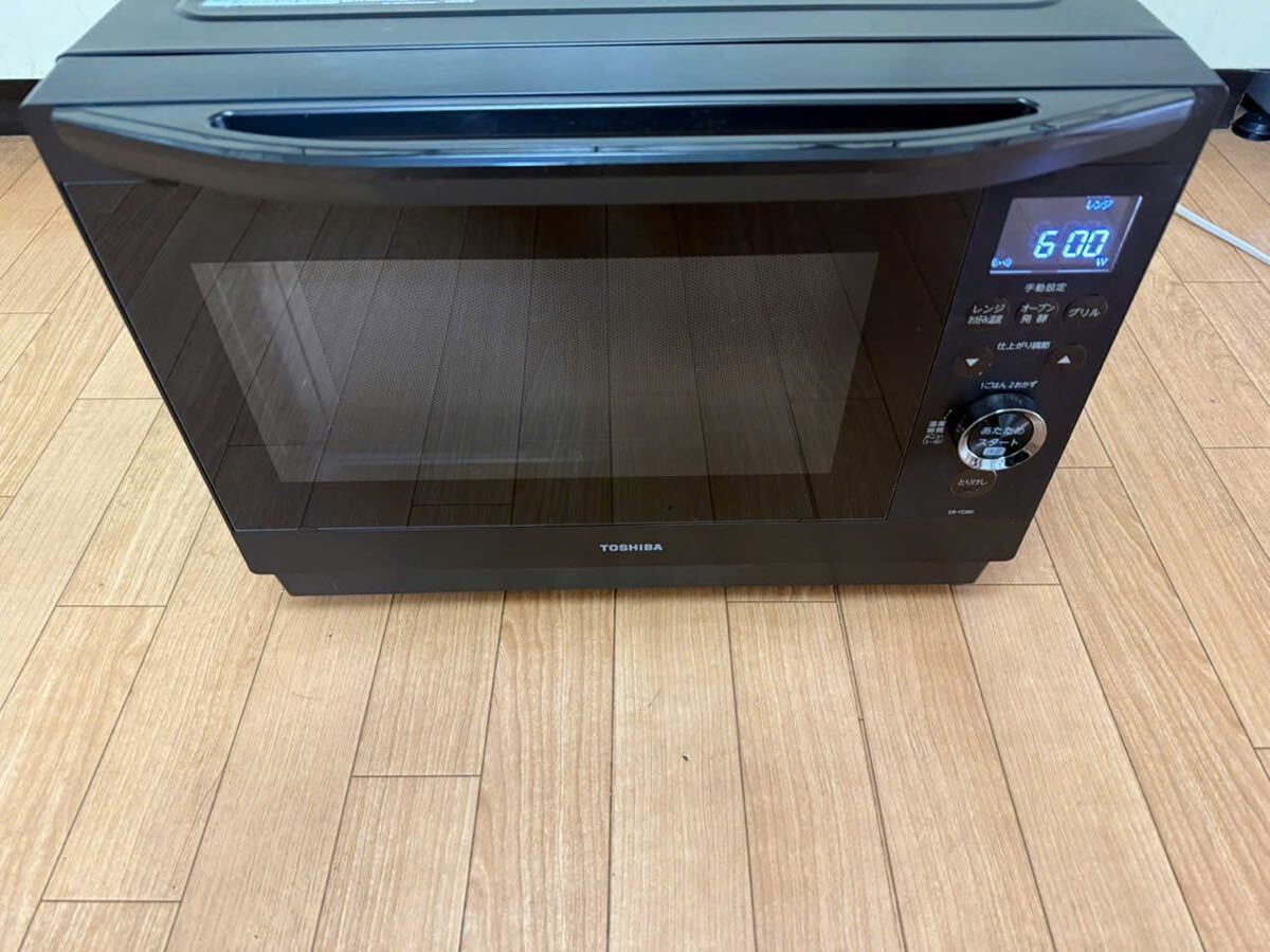 Yahoo!オークション - 東芝 オーブンレンジ 石窯ドーム ER-YD80 (K) 20...