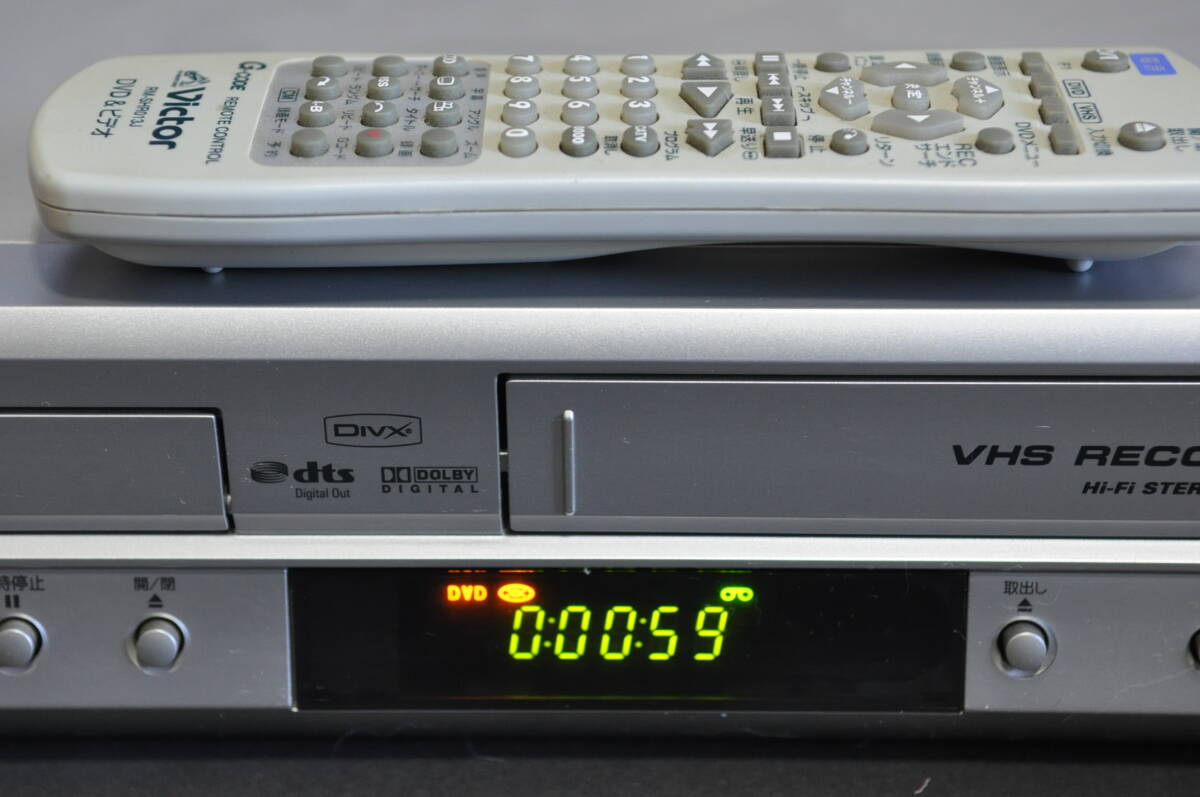 Yahoo!オークション - 超絶美品 ビクター HR-DV5 VHS/DVD一体型ビデオ...