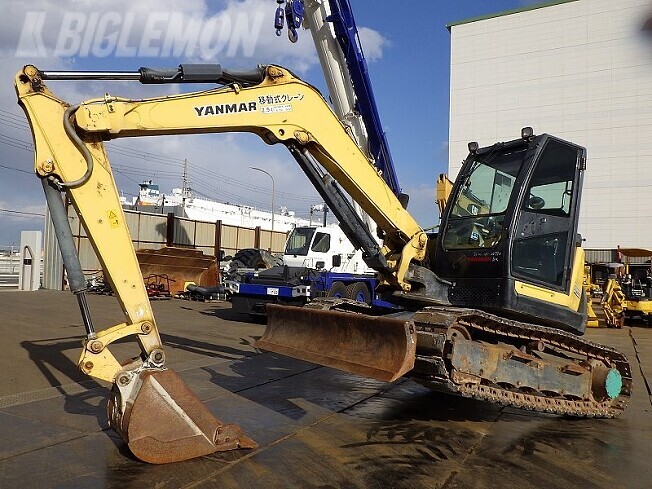 Yahoo!オークション - 油圧ショベル(ユンボ) ヤンマー SV100 (SV100-2A...