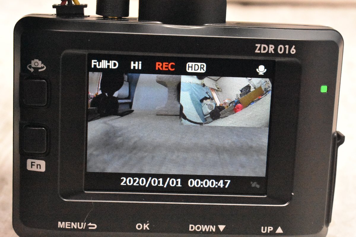 Yahoo!オークション - コムテック ドライブレコーダー ZDR016 前後 2カ...