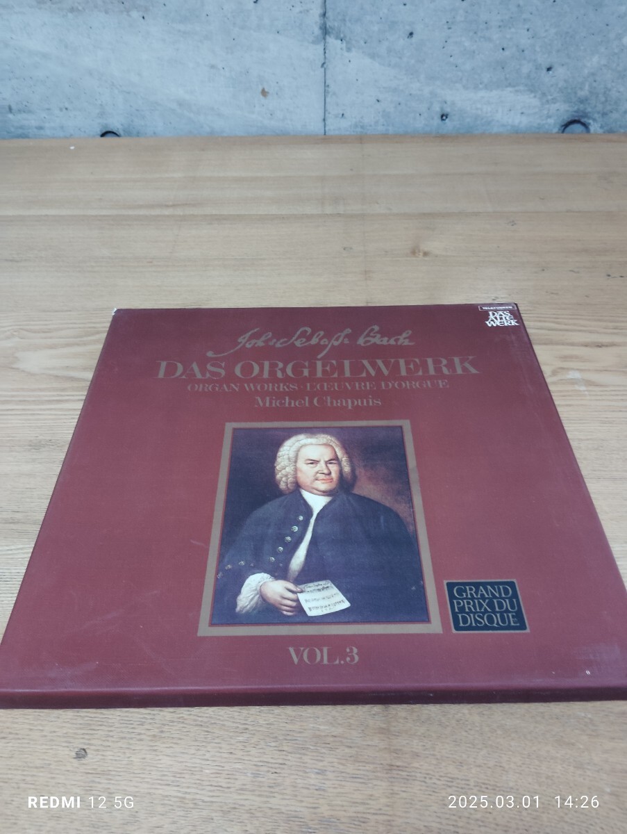 Yahoo!オークション - LP/Joh Sebas Bach -Michel ChapuisDas Orgelwer...