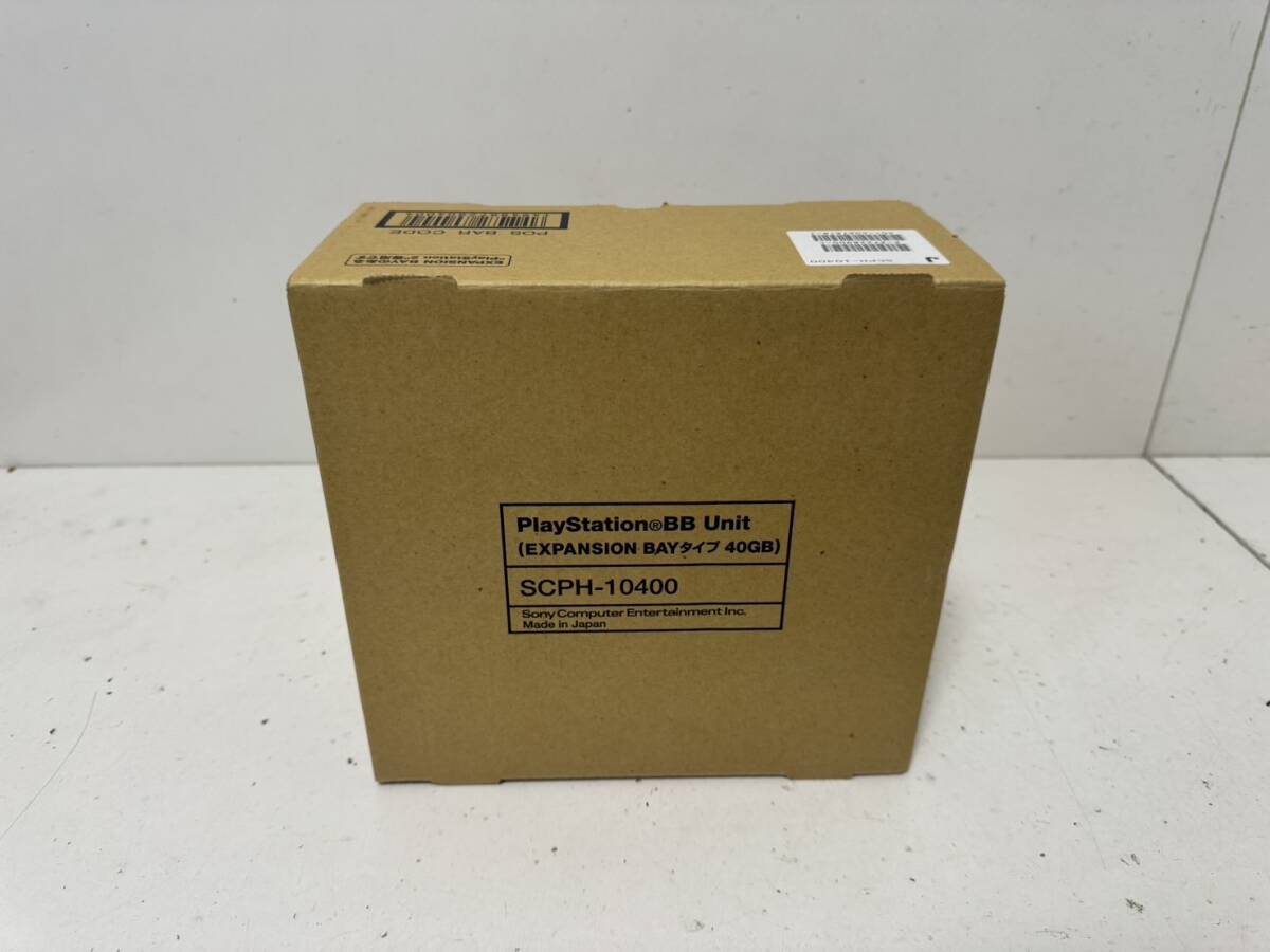 品 PS2 プレステ2 PlayStation BB Unit EXPANSION BAYタイプ 40GB SCPH-10400 本体 PlayStation2 SONY ソニー 箱付 ...