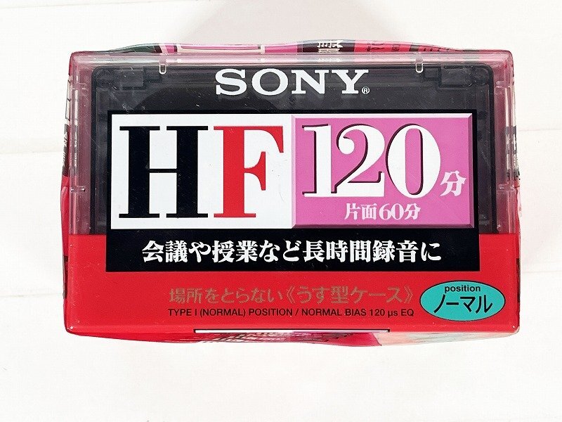 Yahoo!オークション - SONY HF120 ノーマルポジションカセットテープ 5...
