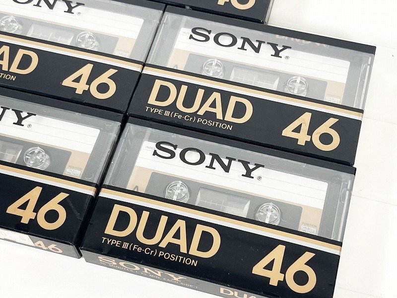 Yahoo!オークション - SONY DUAD 46 ノーマルポジションカセットテープ...