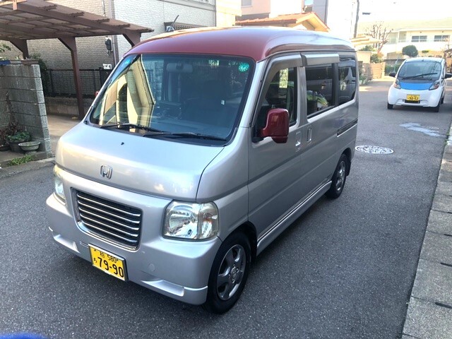 Yahoo!オークション - 車中泊仕様 バモスホビオL 4WD 5速MT 車検R8年2...