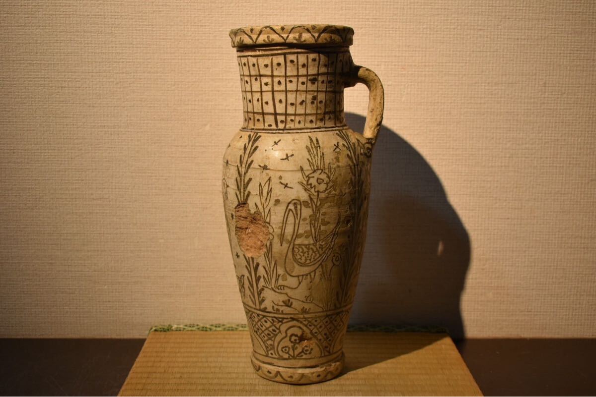 Yahoo!オークション - 【GE】Y329【コレクター所蔵品】時代 ペルシャ鳥...