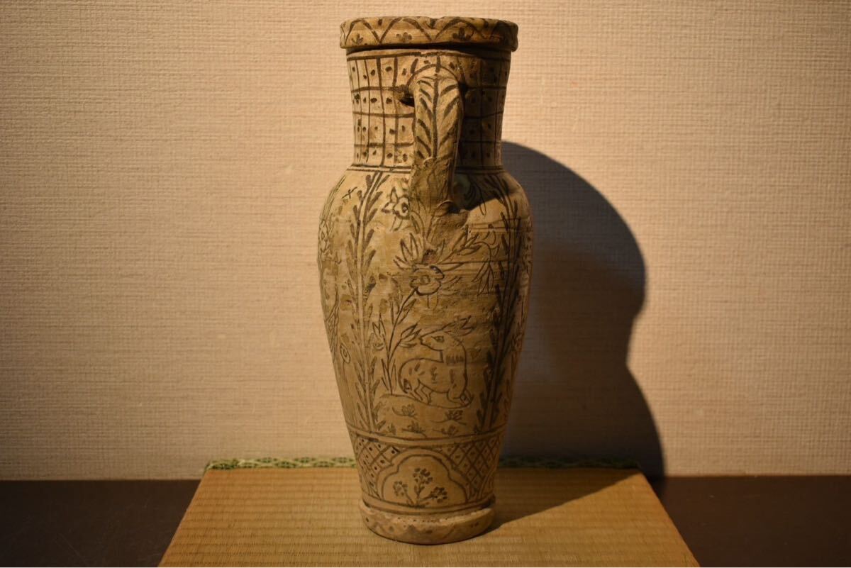 Yahoo!オークション - 【GE】Y329【コレクター所蔵品】時代 ペルシャ鳥...