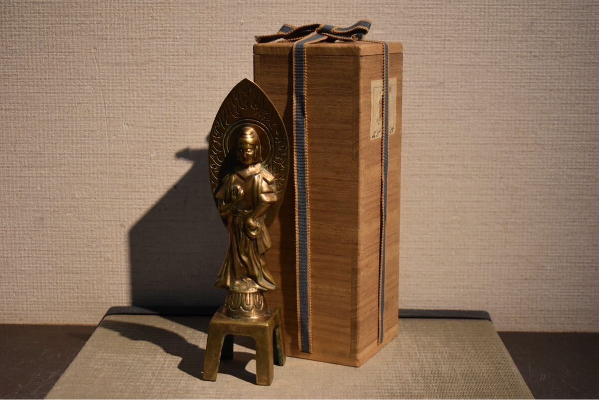 Yahoo!オークション - 【GE】Y339【コレクター所蔵品】時代 鍍金高麗仏...