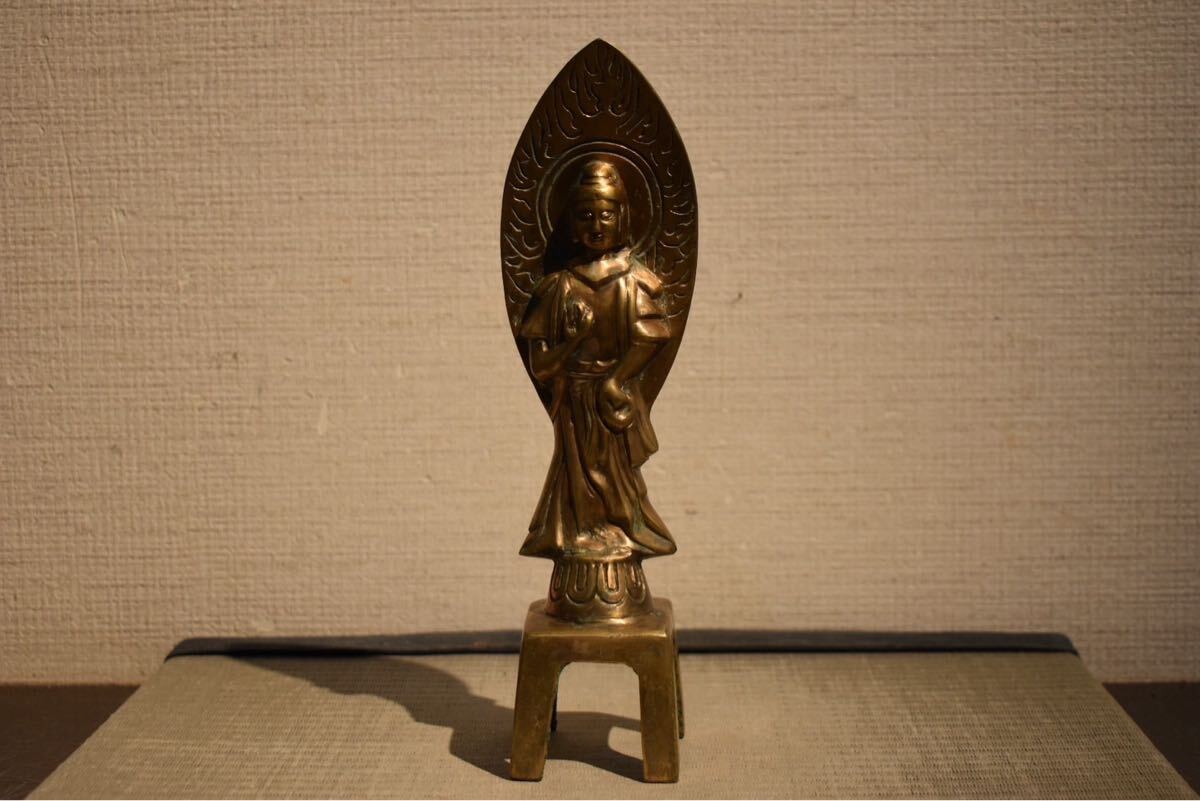 Yahoo!オークション - 【GE】Y339【コレクター所蔵品】時代 鍍金高麗仏...