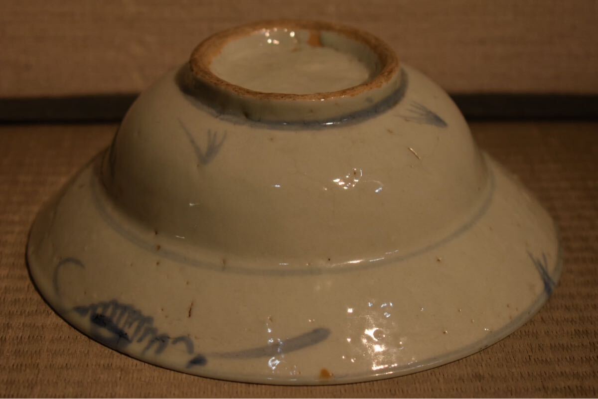 Yahoo!オークション - 【GE】Y351【コレクター所蔵品】時代 呉須染付鉢...