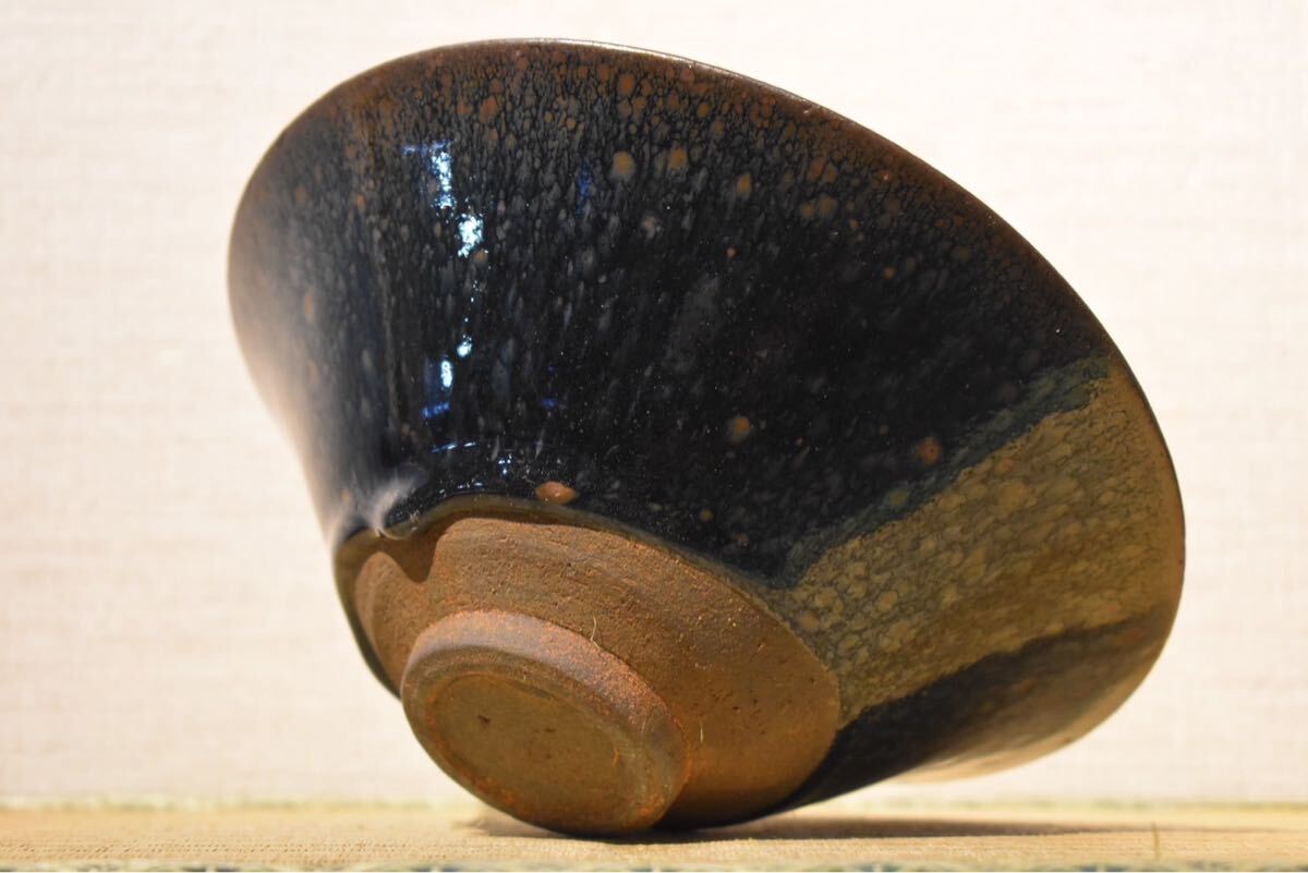 日本代購代標第一品牌【樂淘letao】－【GE】Z306【コレクター所蔵品】時代 天目茶碗/中国古玩 中国美術 茶道具 骨董品 時代品 美術品 古美術品