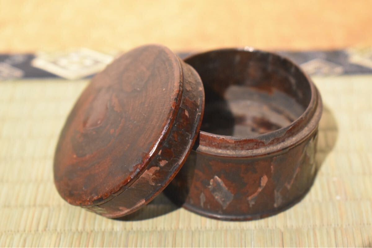 Yahoo!オークション - 【GE】M242【コレクター所蔵品】時代 漆香合/中...