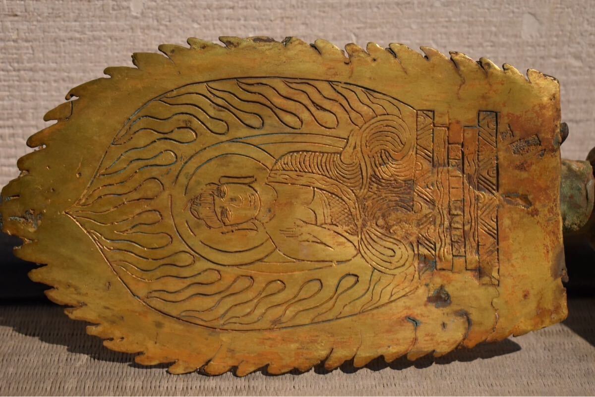 日本代購代標第一品牌【樂淘letao】－【GE】Y395【コレクター所蔵品】時代 高麗金銅仏/仏教美術 朝鮮 高麗 仏像 佛 置物 銅製 骨董品 時代品 美術品 古美術品