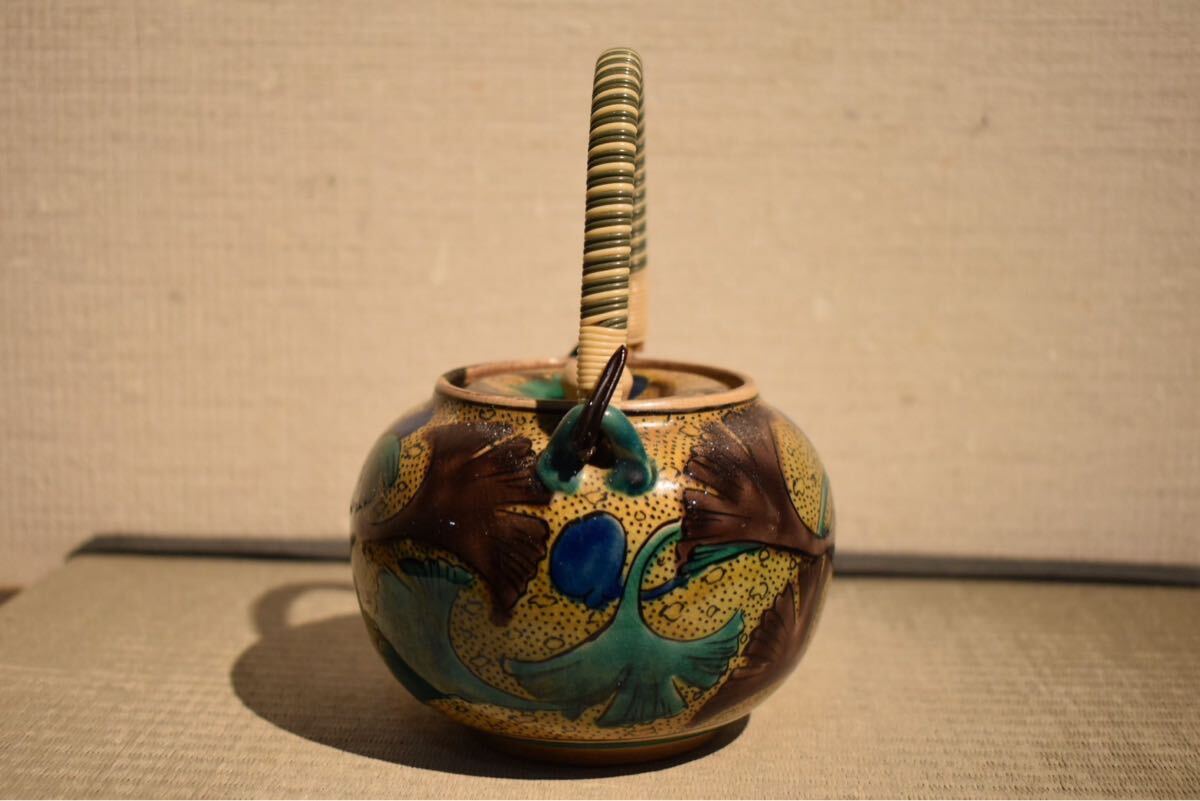 Yahoo!オークション - 【GE】Y506【コレクター所蔵品】時代 九谷急須/...