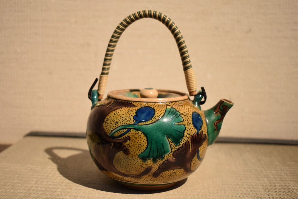 Yahoo!オークション - 【GE】Y506【コレクター所蔵品】時代 九谷急須/...