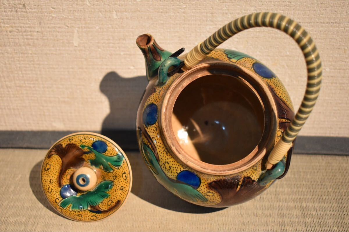 Yahoo!オークション - 【GE】Y506【コレクター所蔵品】時代 九谷急須/...