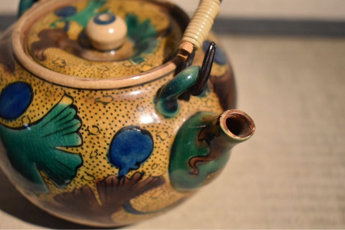 Yahoo!オークション - 【GE】Y506【コレクター所蔵品】時代 九谷急須/...