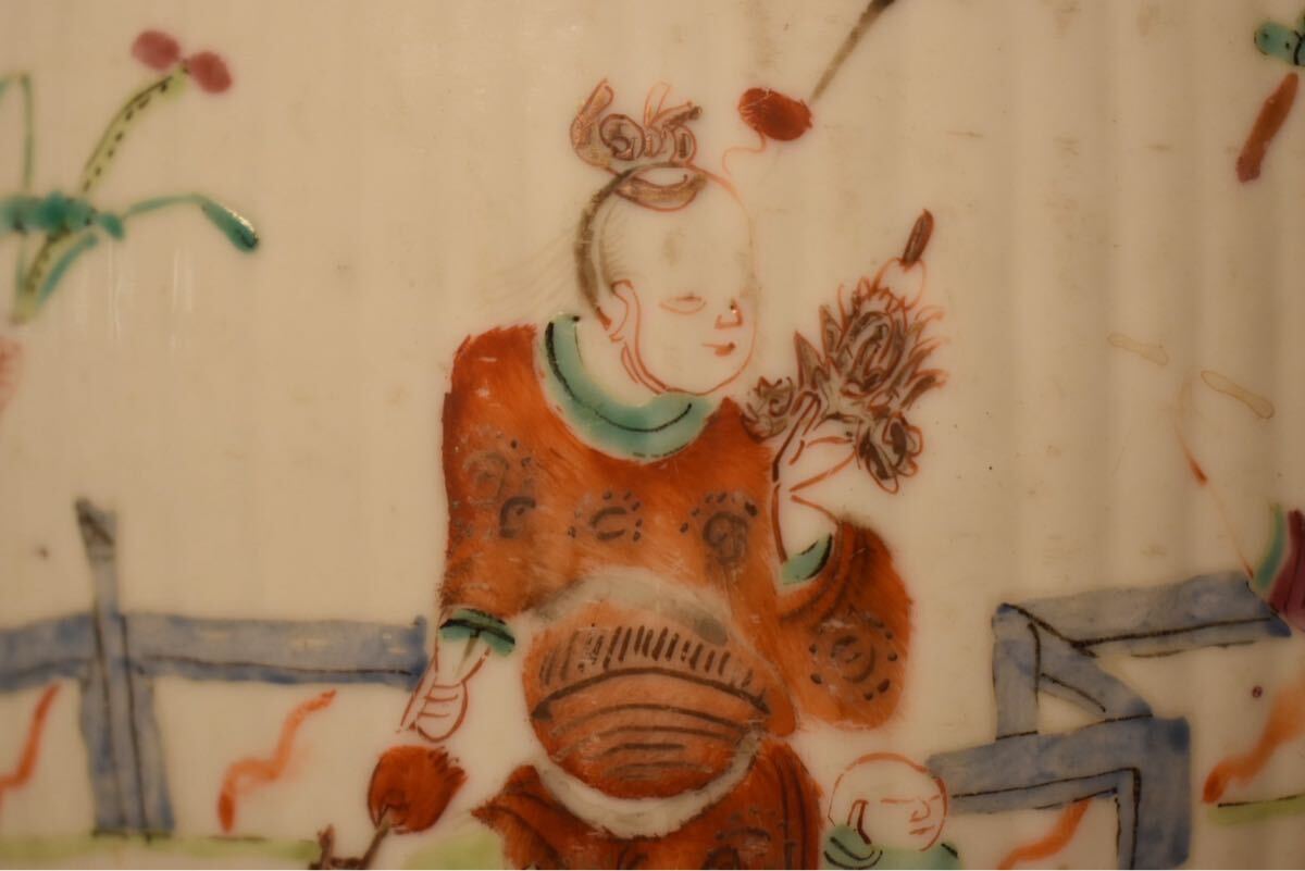 Yahoo!オークション - 【GE】M399【コレクター所蔵品】時代 色絵中国蓋...