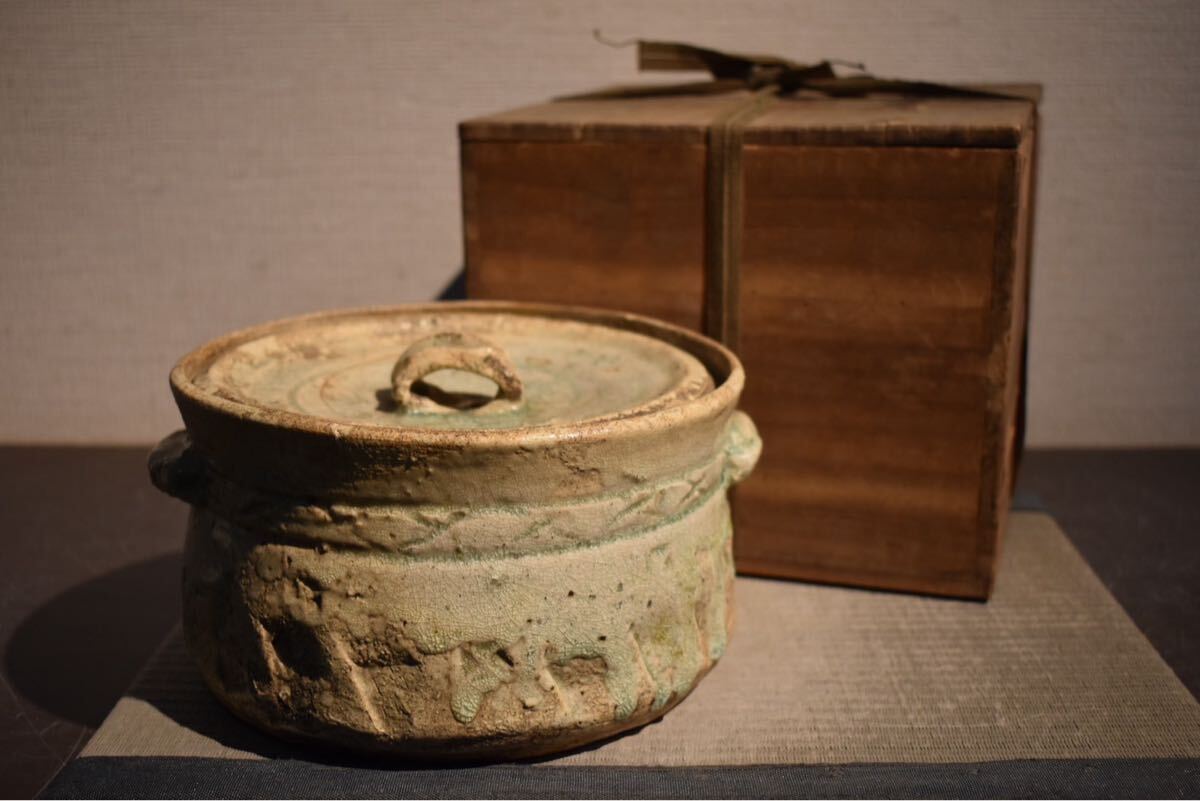 Yahoo!オークション - 【GE】Z457【コレクター所蔵品】時代 古伊賀水指...