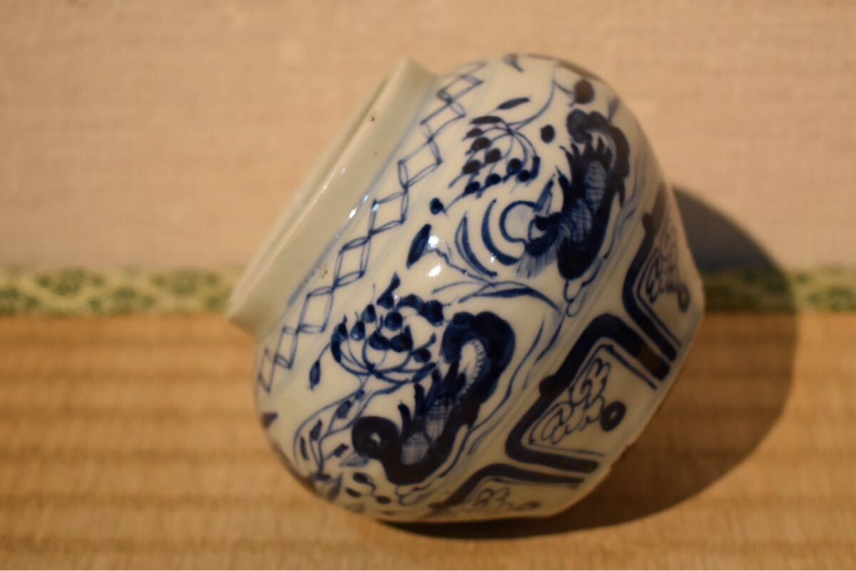 Yahoo!オークション - 【GE】Y627【コレクター所蔵品】時代 染付蓮鳥紋...