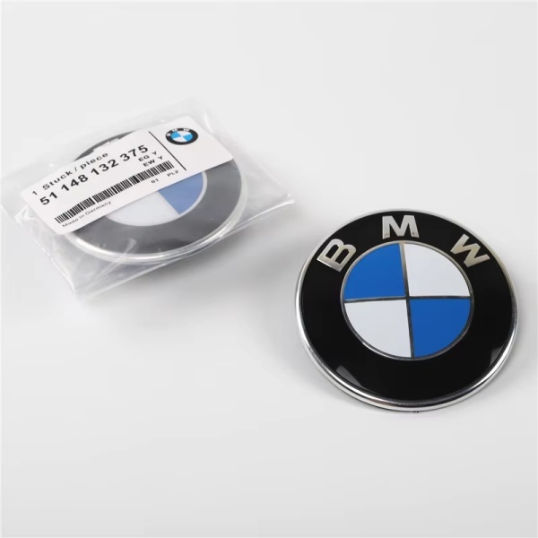 Yahoo!オークション - 82mm BMW ボンネットエンブレム フロントエンブ...