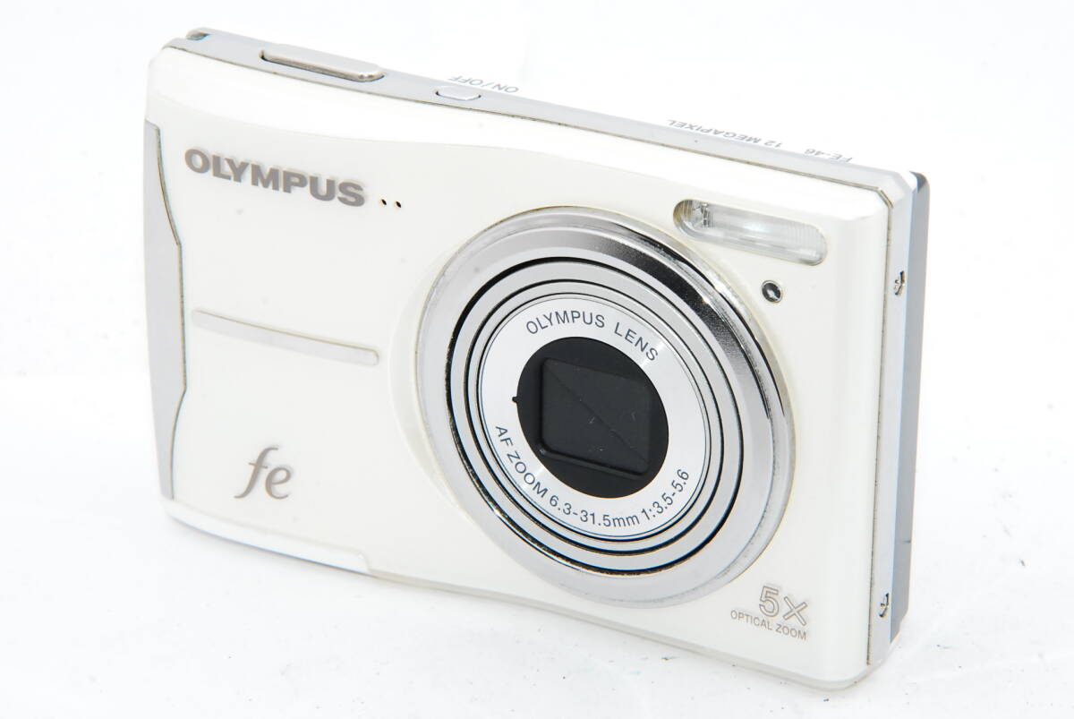 外観特上級 オリンパス OLYMPUS FE-46 ホワイト #u5956(オリンパス)｜売買されたオークション情報、yahooの商品情報をアーカイブ公開 - オークファン（aucfan.com）
