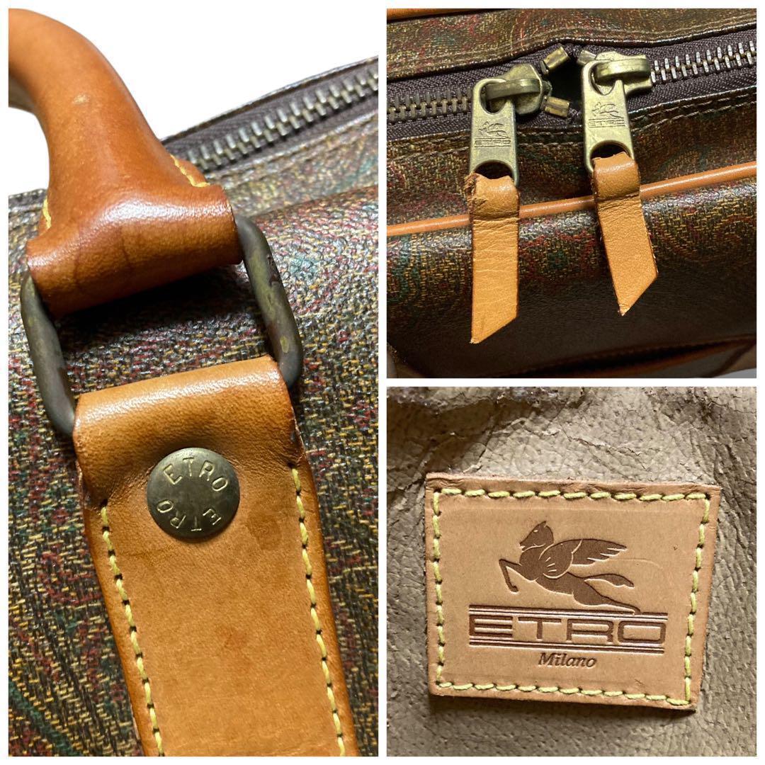 Yahoo!オークション - 1円 良品/A4 /大容量 ETRO エトロ ビジネスバッ...