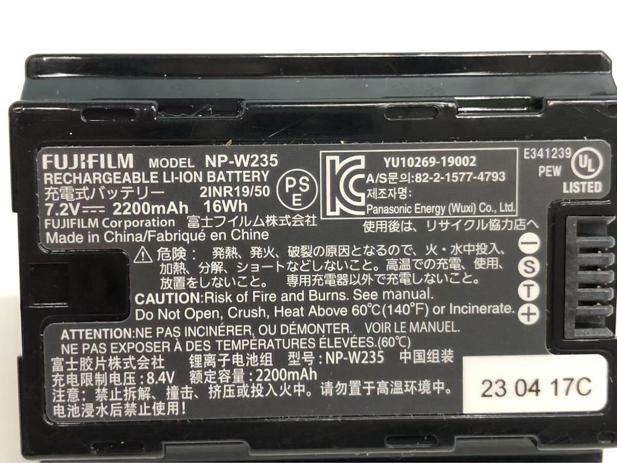 Yahoo!オークション - 富士フイルム FUJIFILM NP-W235 デジカメ用バッ...