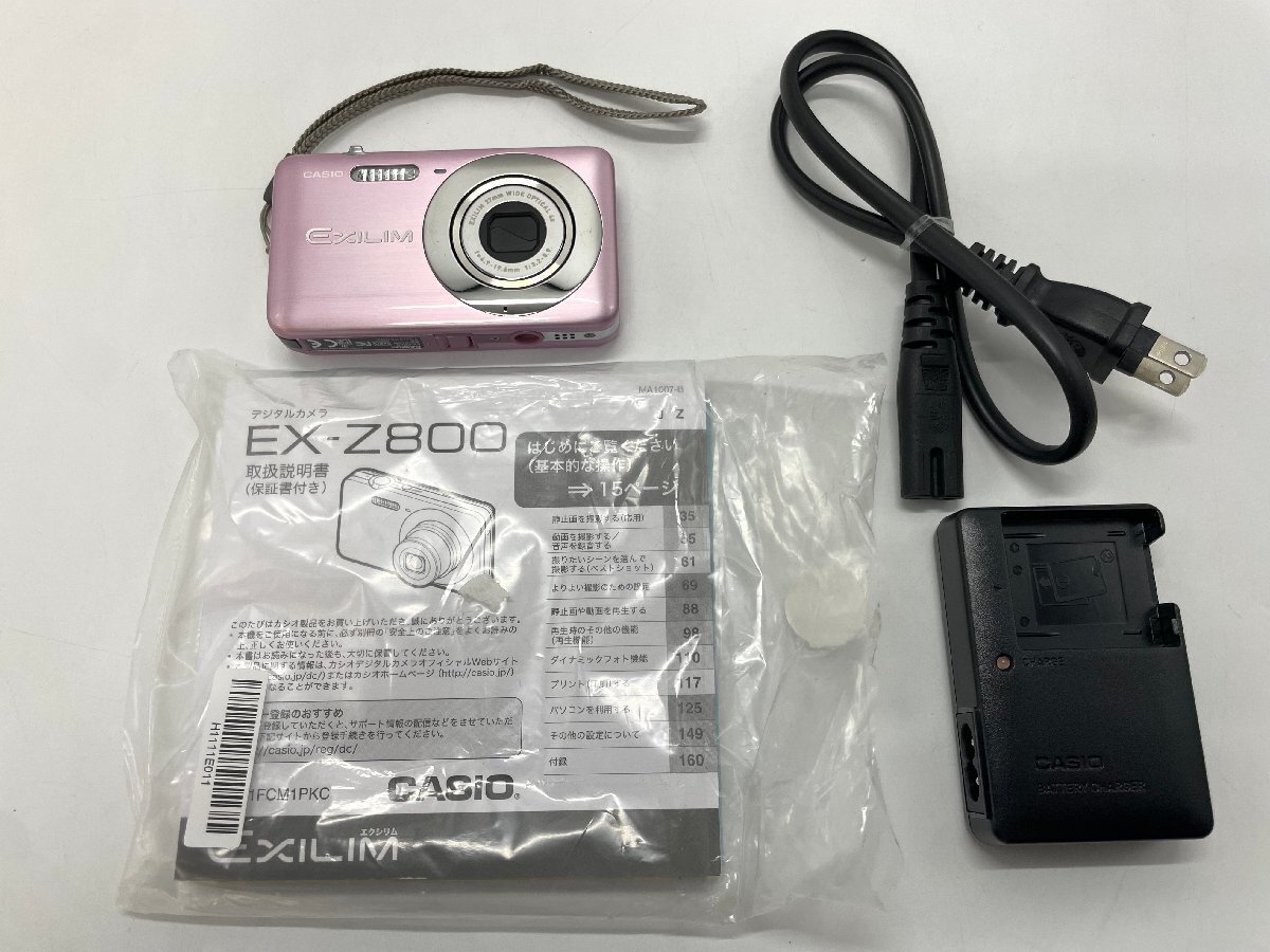 Yahoo!オークション - CASIO カシオ デジタルカメラ EX-Z800 ピーチピ...