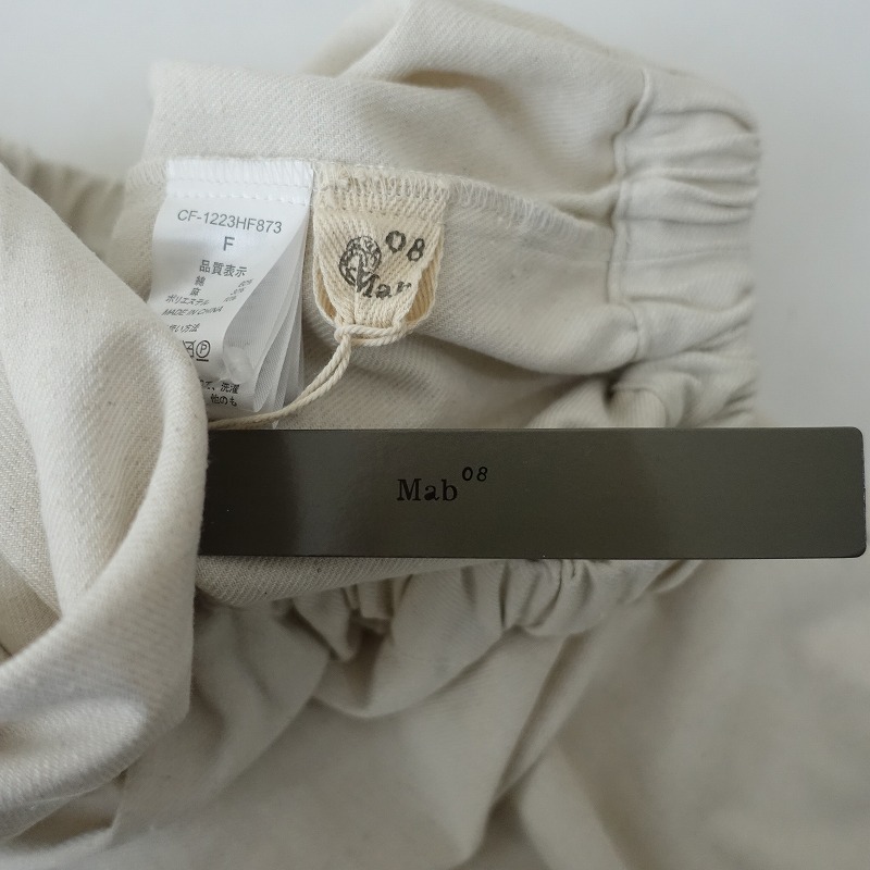 Yahoo!オークション - 【美品】ゼロハチマブ 08 Mab コットンリネンタ...