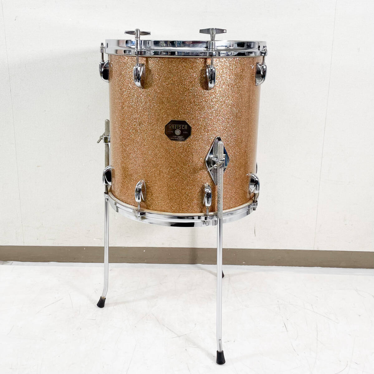 GRETSCH グレッチ フロアタムドラム 4417 シャンパンゴールド DRUMS ドラム 打楽器 ヴィンテージ S157(その他)｜売買されたオークション情報、yahooの商品情報を ...
