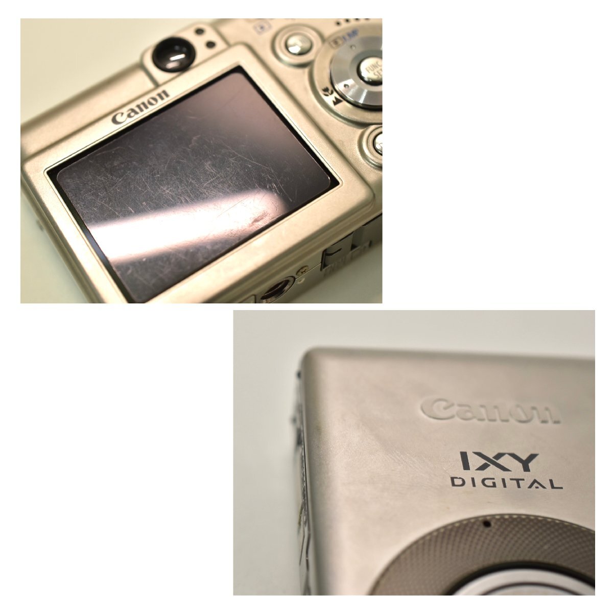 Yahoo!オークション - (1-6534)Canon デジカメ キヤノン IXY55 ズーム...