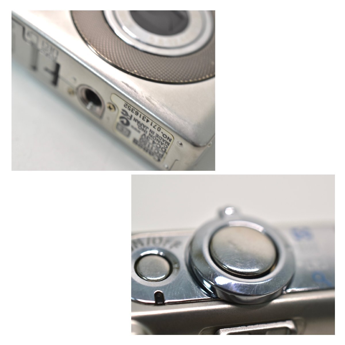 Yahoo!オークション - (1-6534)Canon デジカメ キヤノン IXY55 ズーム...